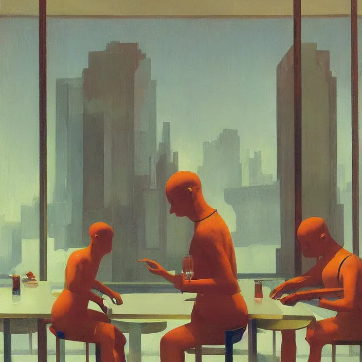 spherical glass people at neo-andean restaurant Edward | Stable ...