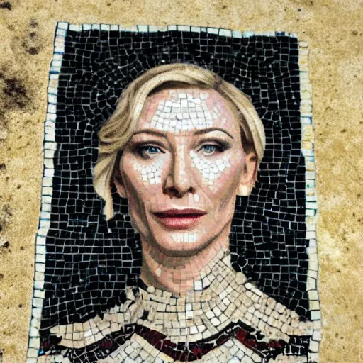 roman mosaic of cate blanchett | Stable Diffusion | OpenArt