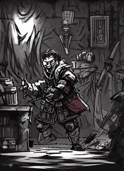 concept art of joji as a boss in darkest dungeon, | Stable Diffusion | OpenArt