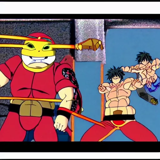 Screenshot of the Japanese Shonen Anime TMNT OVA, cel | Stable ...