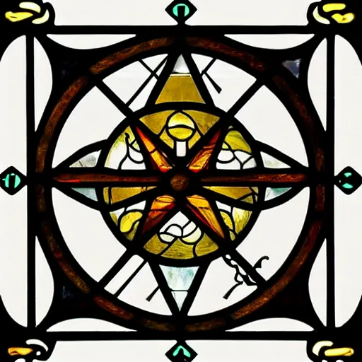 allomancy symbols from mistborn in stained glass art | Stable Diffusion