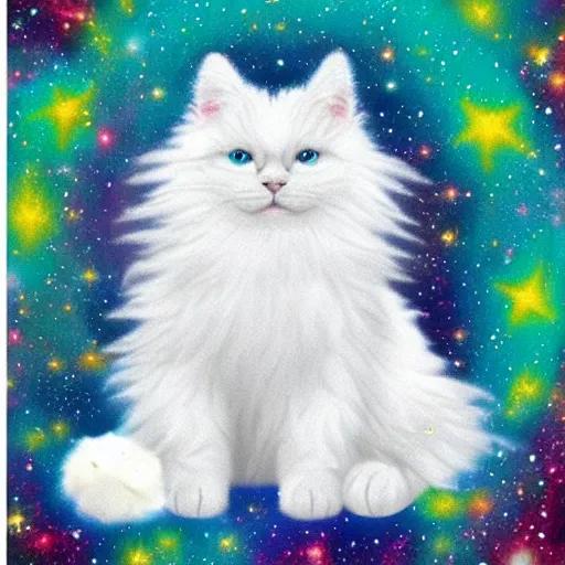 fluffy white cosmic cat | Stable Diffusion | OpenArt