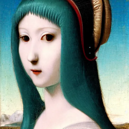 A classic portrait of Hatsune Miku by Leonardo da | Stable Diffusion ...