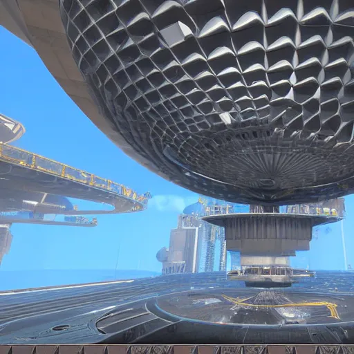 view from a city build inside of a dyson sphere. a | Stable Diffusion ...