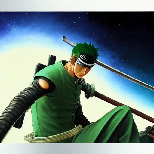 roronoa zoro in a astronaut suit and roronoa zoro, | Stable Diffusion ...