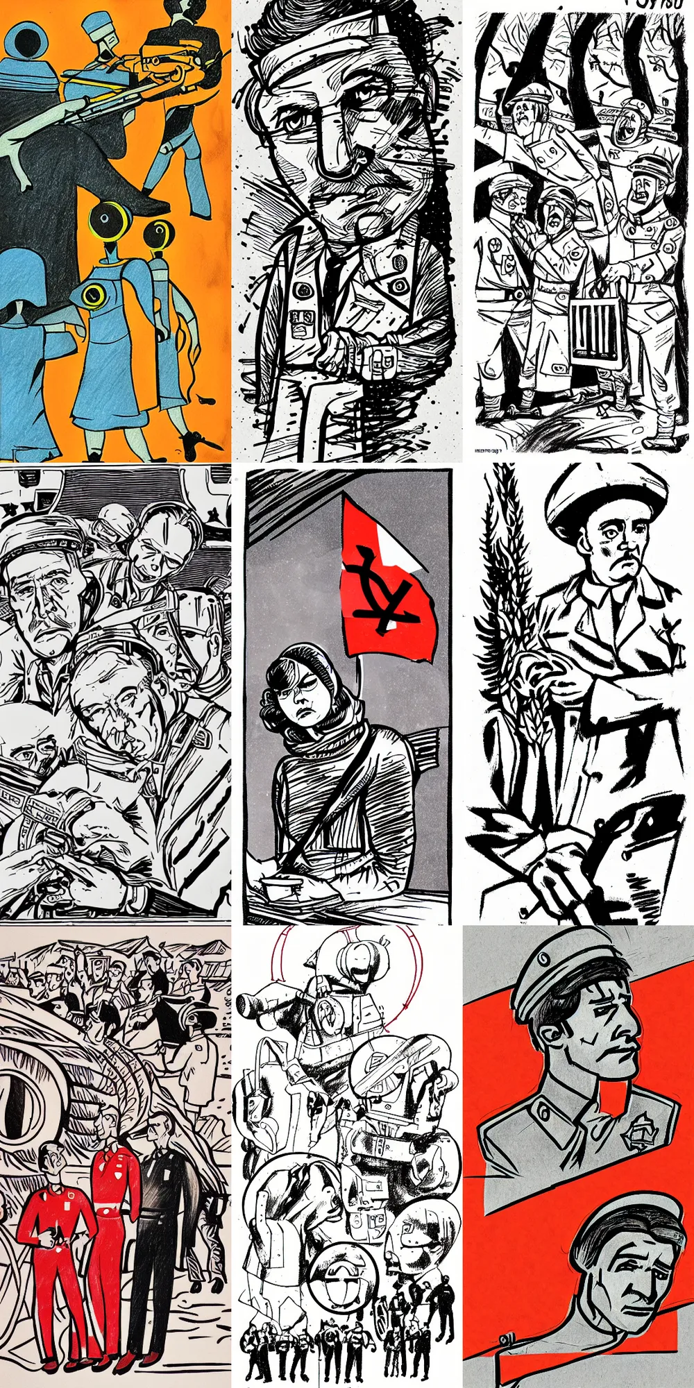 drawing in the style of a Soviet illustrator Evgeny | Stable Diffusion ...