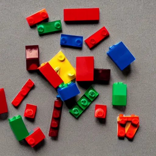 broken lego figures leaking blood | Stable Diffusion | OpenArt