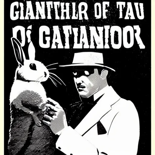 a poster for the godfather, featuring rabbits instead | Stable ...