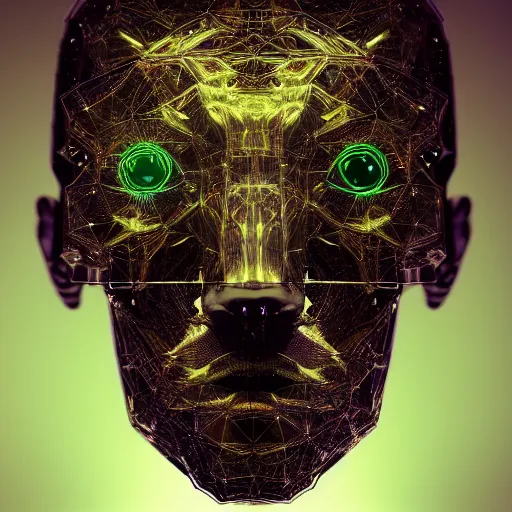 man made of glass, animals visible through his head, | Stable Diffusion ...