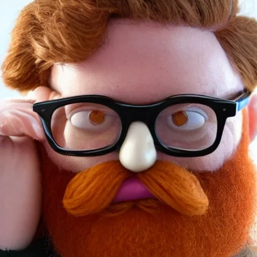 ginger bearded with glasses, muppet | Stable Diffusion | OpenArt
