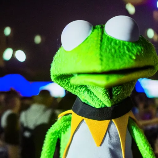 Kermit the frog attends EDC, National Geographic 2021, | Stable ...