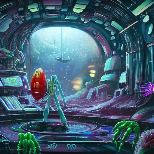 intelligent alien flowers, jim henson creature shop, | Stable Diffusion