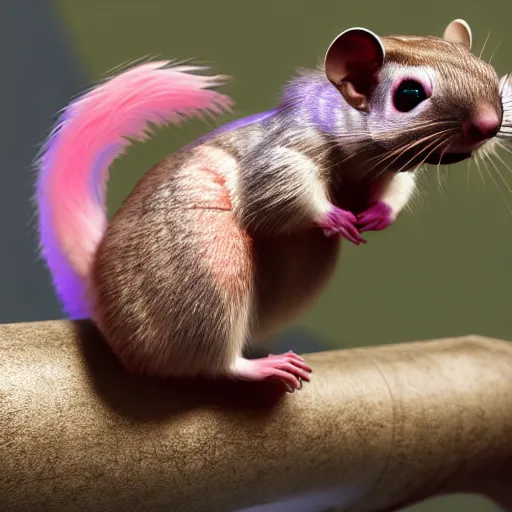 neon fluorescent, iridescent cute southern flying | Stable Diffusion ...