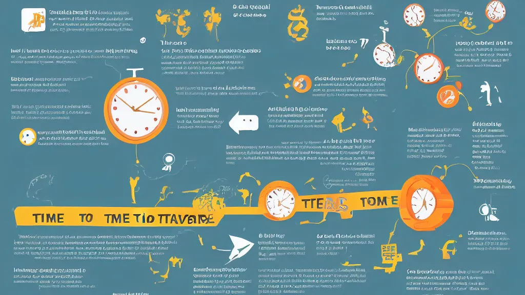 infographic showing you how to time travel | Stable Diffusion