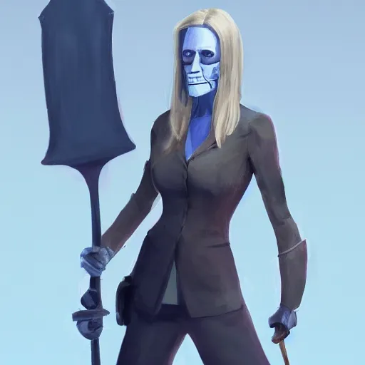 female joe biden with slender body type with long hair | Stable ...