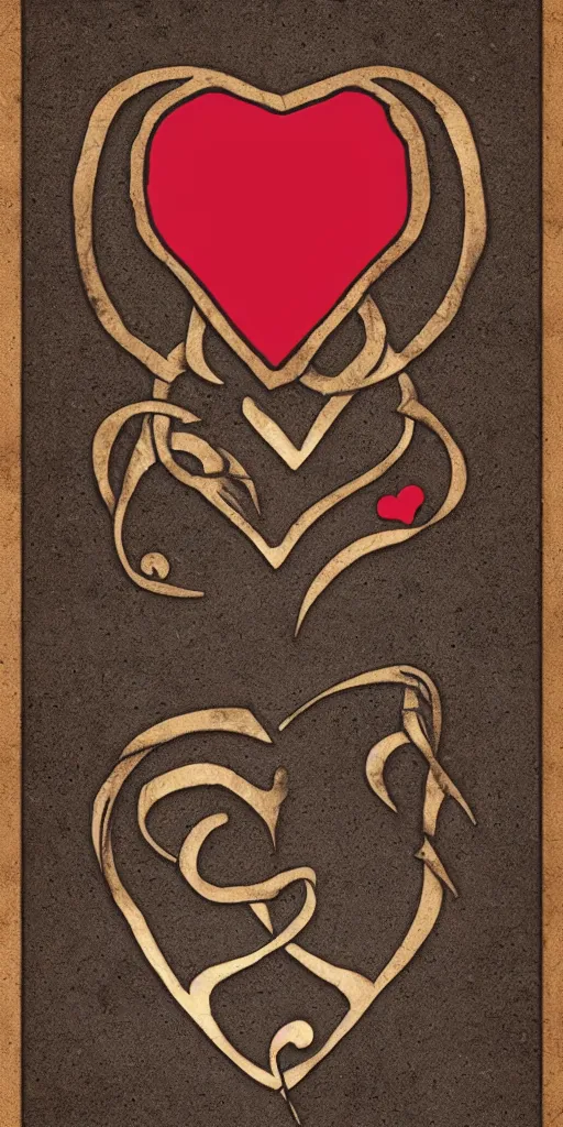 gfd logo, card back template, entwined hearts and | Stable Diffusion | OpenArt