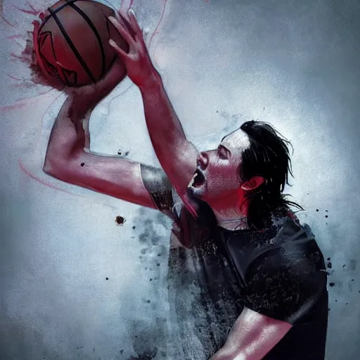 hyperrealistic mixed media image of Fat Keanu Reeves | Stable Diffusion ...