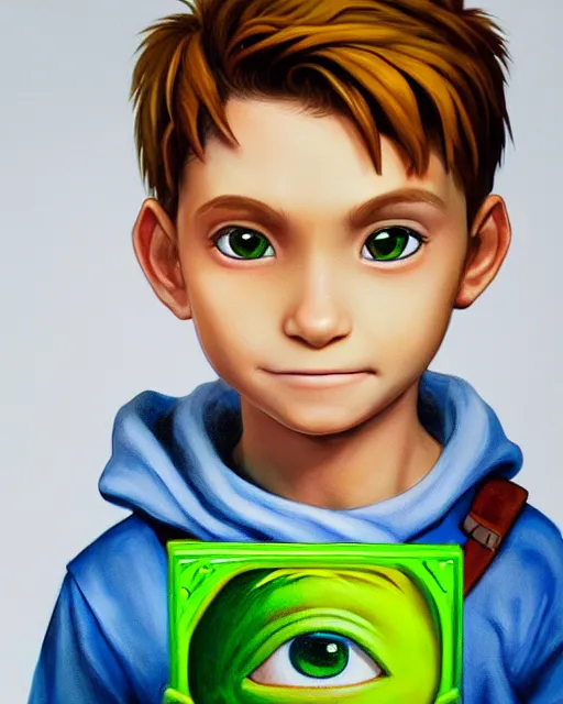 An epic fantasy comic book style portrait painting of | Stable ...