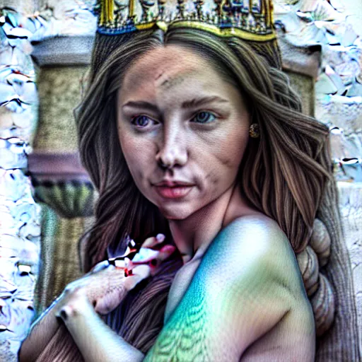 hyper realistic pencil drawing of a fantasy princess | Stable Diffusion ...