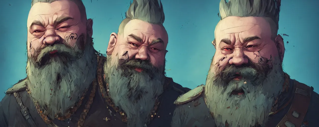 duotone stone city illustration 3 / 4 portrait of | Stable Diffusion