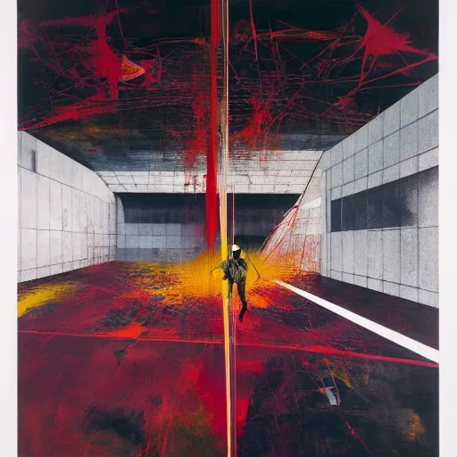 the physical impossibility of death, in a brutalist | Stable Diffusion ...