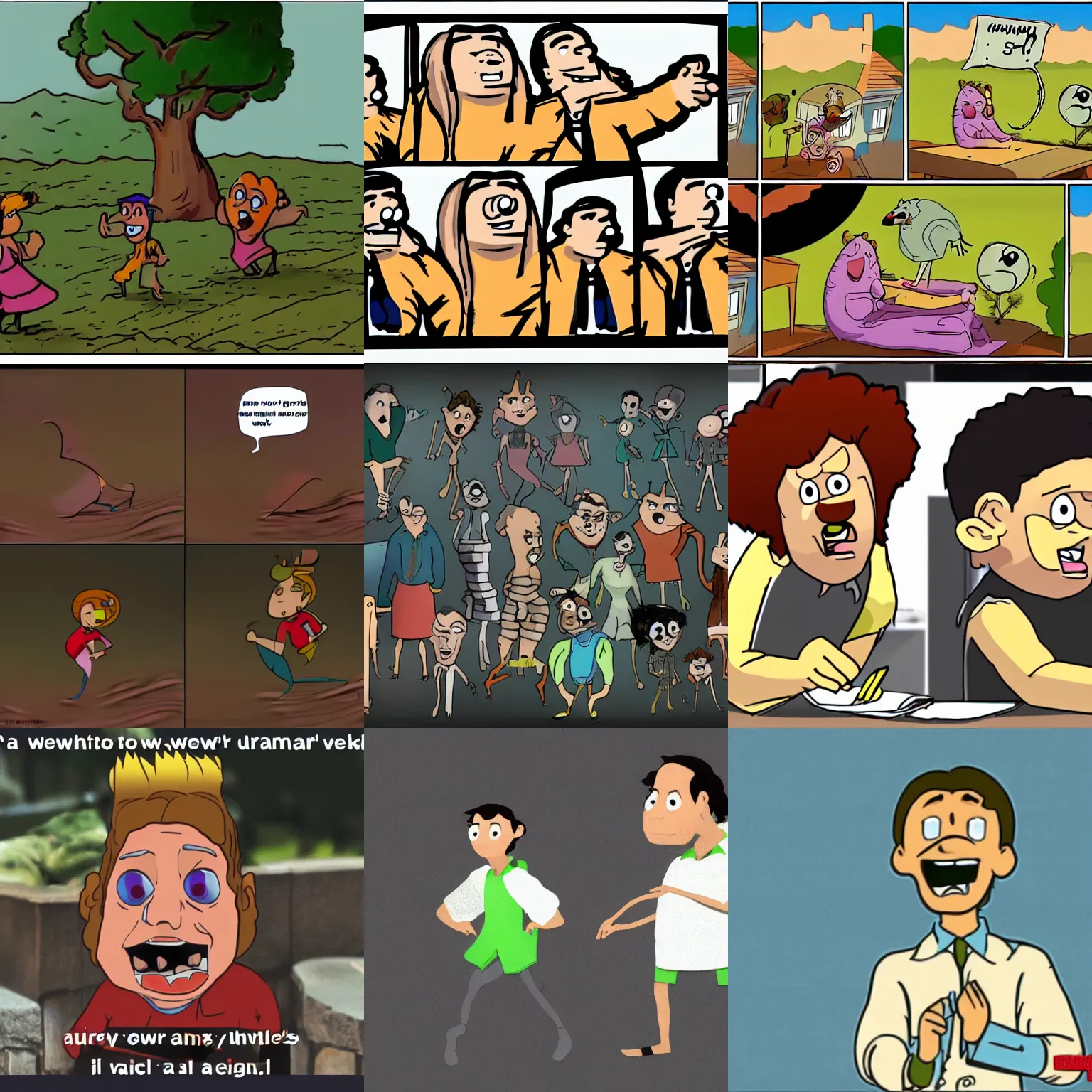 funny animation inbetweens | Stable Diffusion