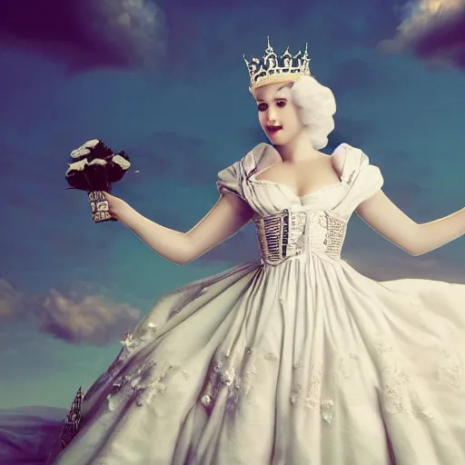 a beautiful sweet queen with a white large magnificent | Stable ...