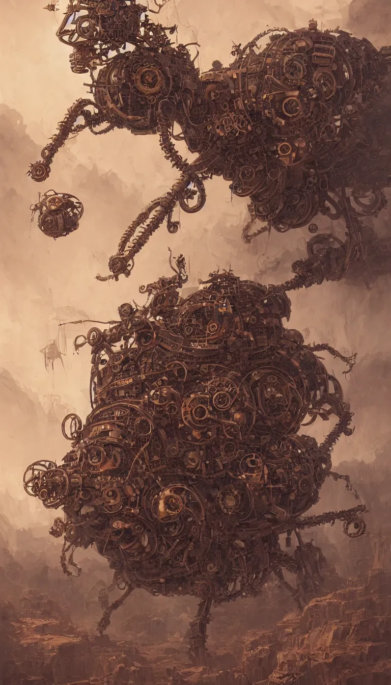 steampunk robots by vladislav beksinski | Stable Diffusion | OpenArt