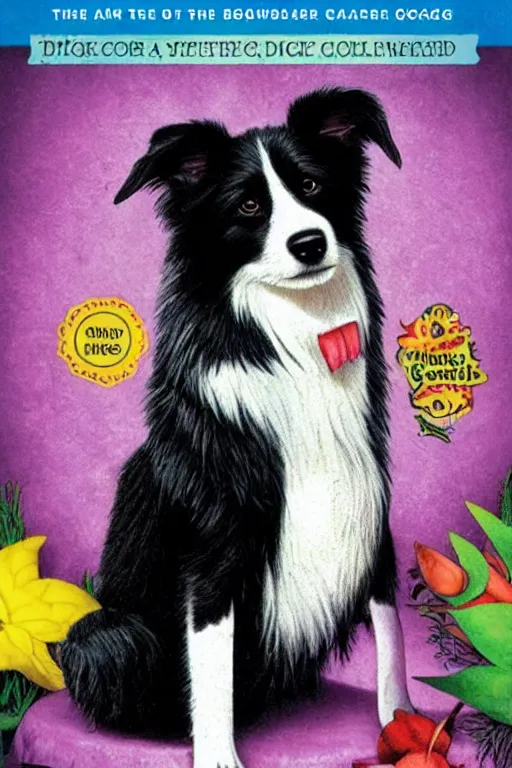 border collie dog on goosebumps book cover | Stable Diffusion | OpenArt