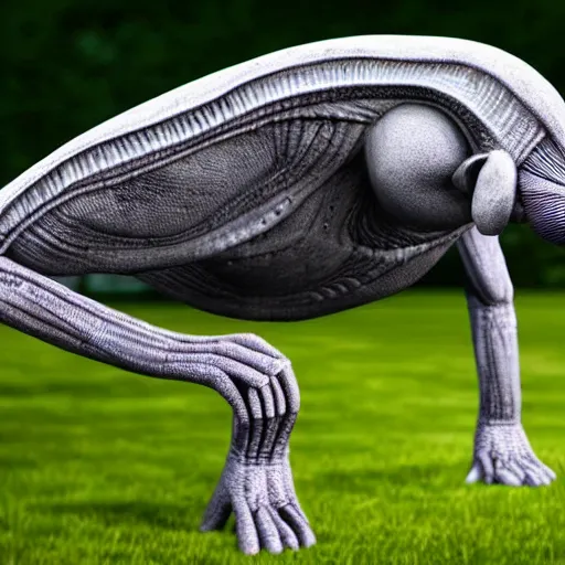 “a unique alien creature caught on camera, uncanny, | Stable Diffusion ...