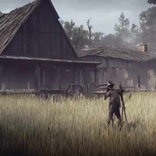 hunt showdown concept art render in unreal engine 5 | Stable Diffusion | OpenArt