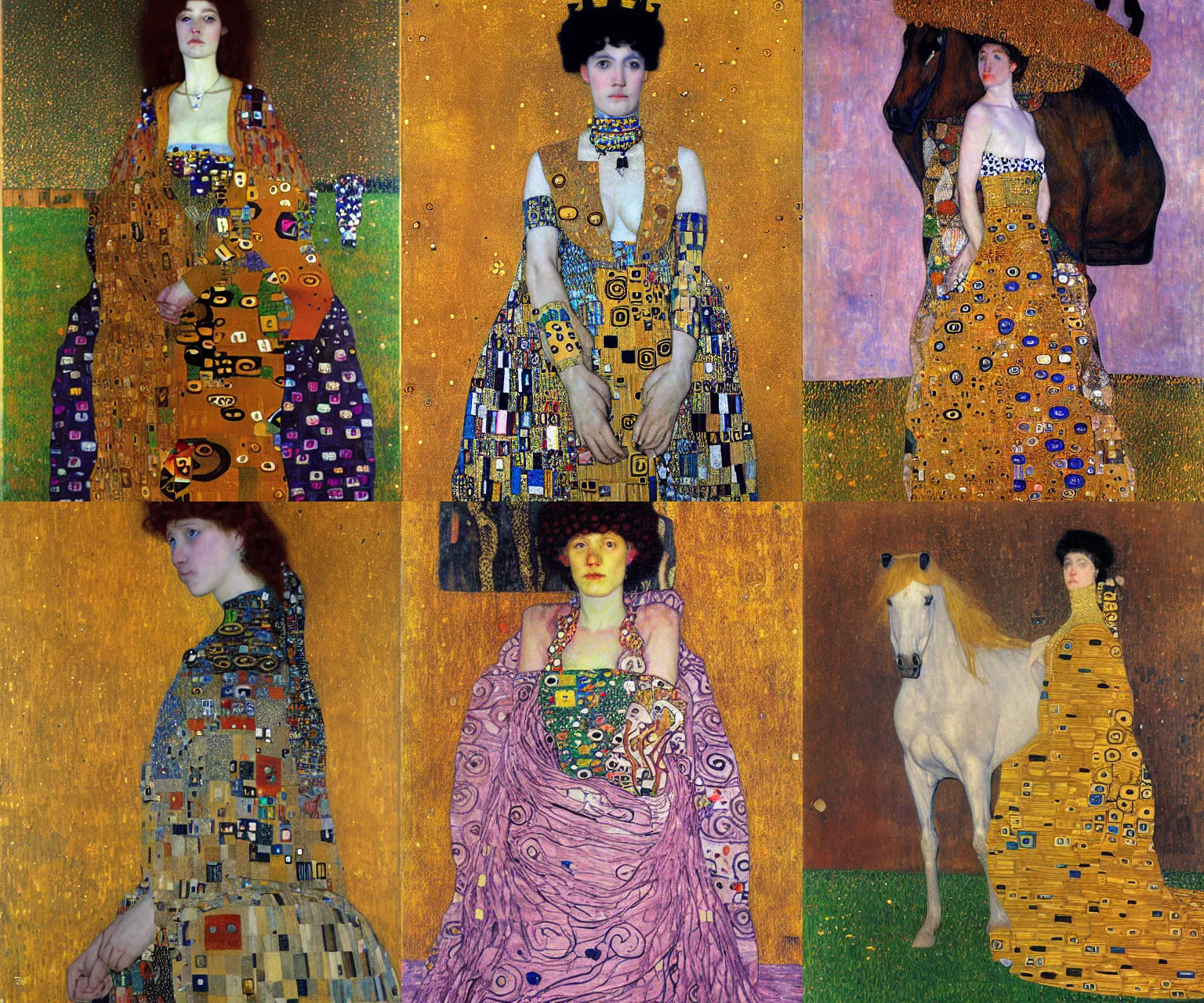 queen of the horses by gustav klimt | Stable Diffusion | OpenArt