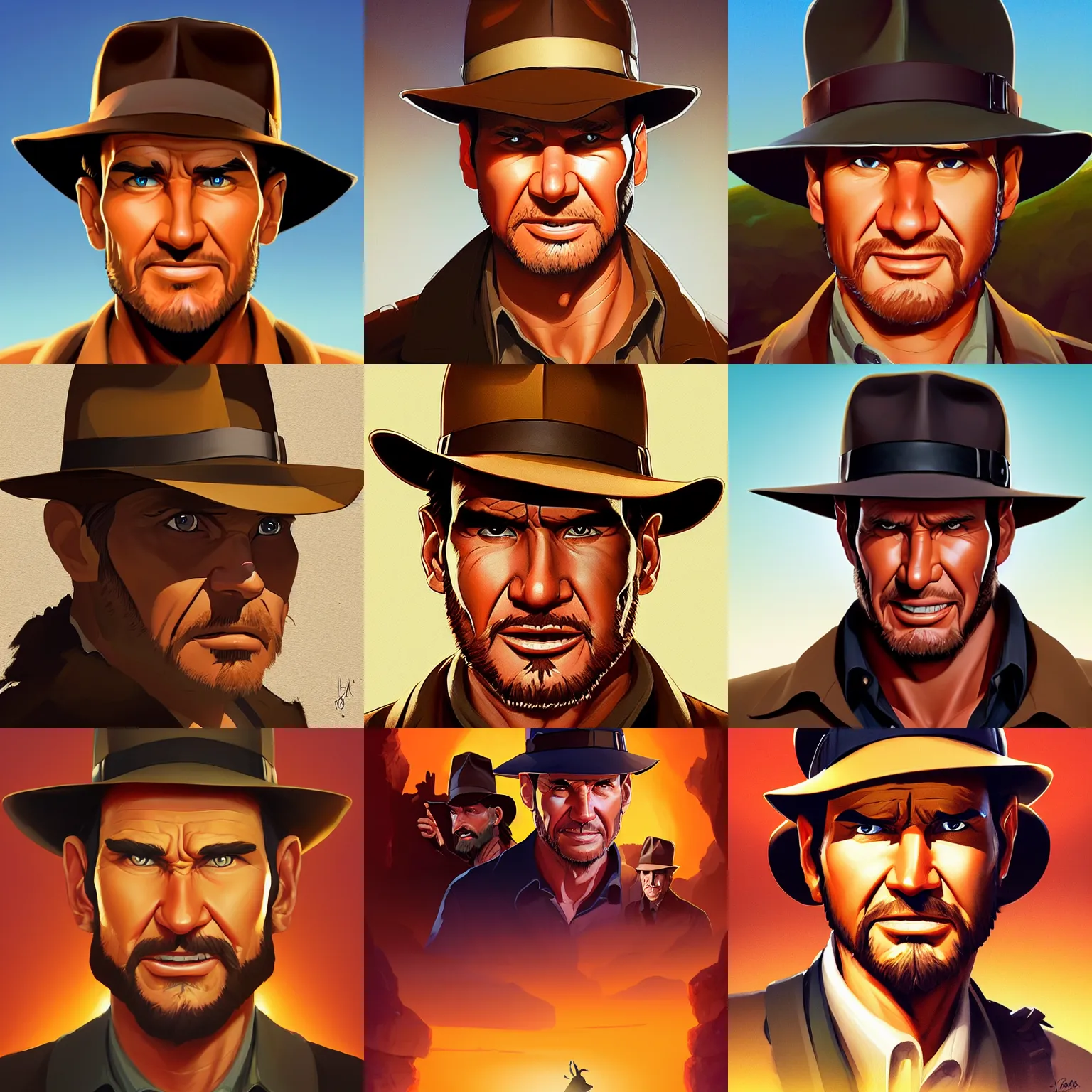 Portrait Of Cowboy In Arcane Style Stable Diffusion OpenArt