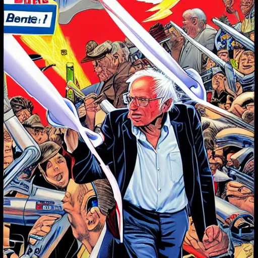 comic book cover for'bernie sanders vs exxon mobil ', | Stable ...