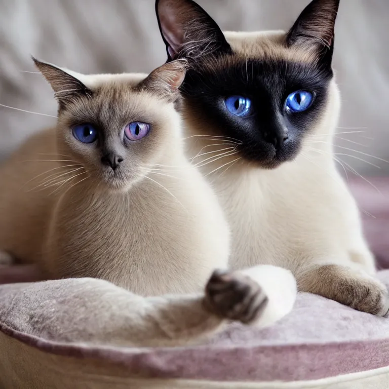 beautifully composed photograph of a Siamese cat | Stable Diffusion | OpenArt