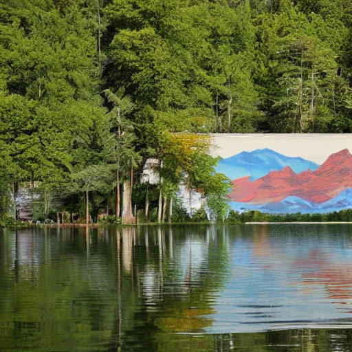 lake mural | Stable Diffusion | OpenArt