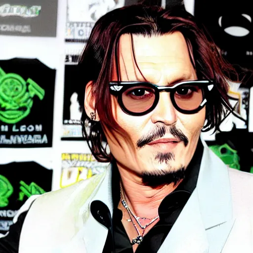 johnny depp reading a cyberfrog comic book | Stable Diffusion | OpenArt