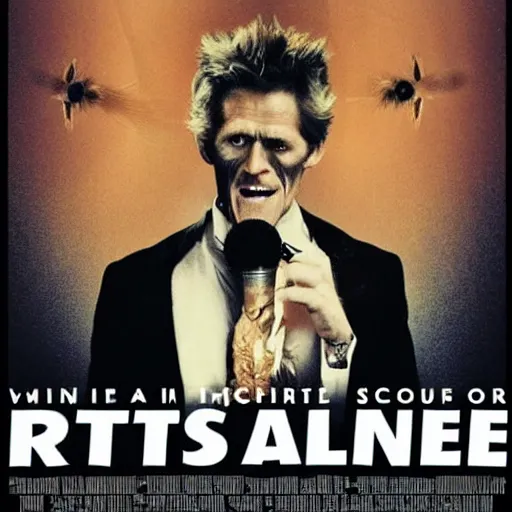 movie poster of rats, the musical starring willem dafoe | Stable ...
