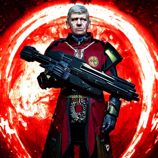 Portrait of Arsene Wenger as the emperor of humanity | Stable Diffusion ...