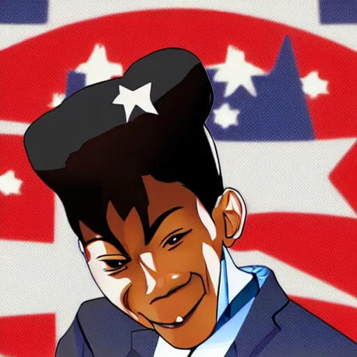 Barack Obama, anime style | Stable Diffusion | OpenArt