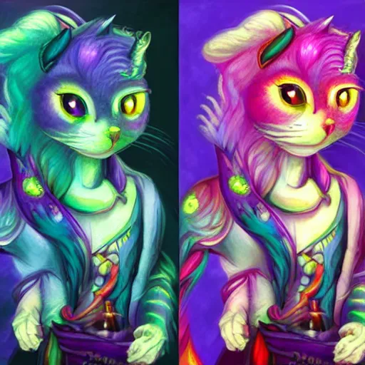 autistic bisexual cat seahorse graphic designer, long | Stable ...