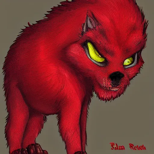 cute palm sized blood red beast, digital art | Stable Diffusion | OpenArt