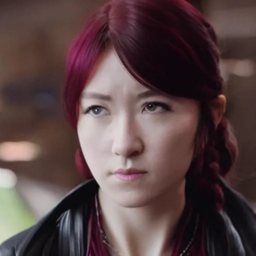 a still of vi from arcane, live action, tough girl | Stable Diffusion ...