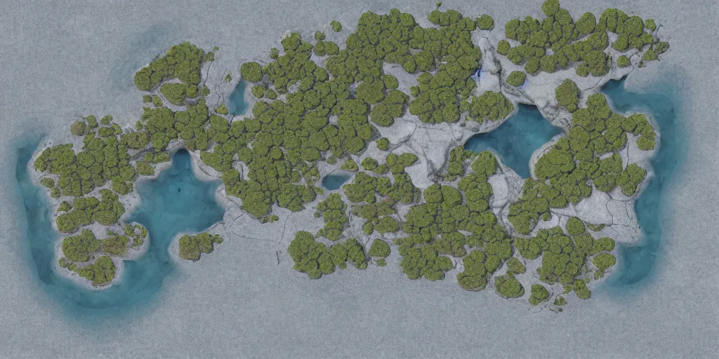 a salt covered island, gridless tabletop roleplaying | Stable Diffusion ...