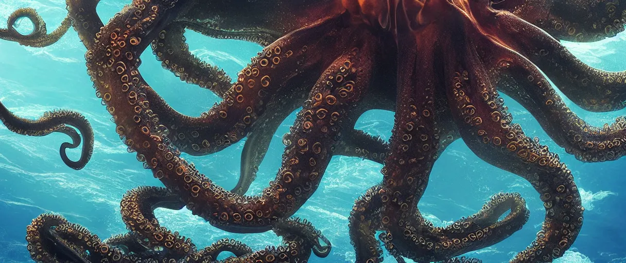 ocean dramatic lighting cinematic establishing shot | Stable Diffusion