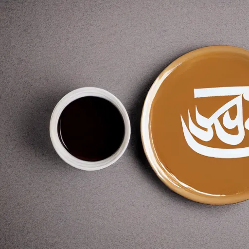 arabic calligraphy coffee cup design, product | Stable Diffusion | OpenArt
