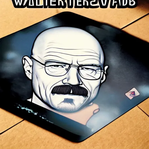 Walter White in the style of a poker playing card | Stable Diffusion ...