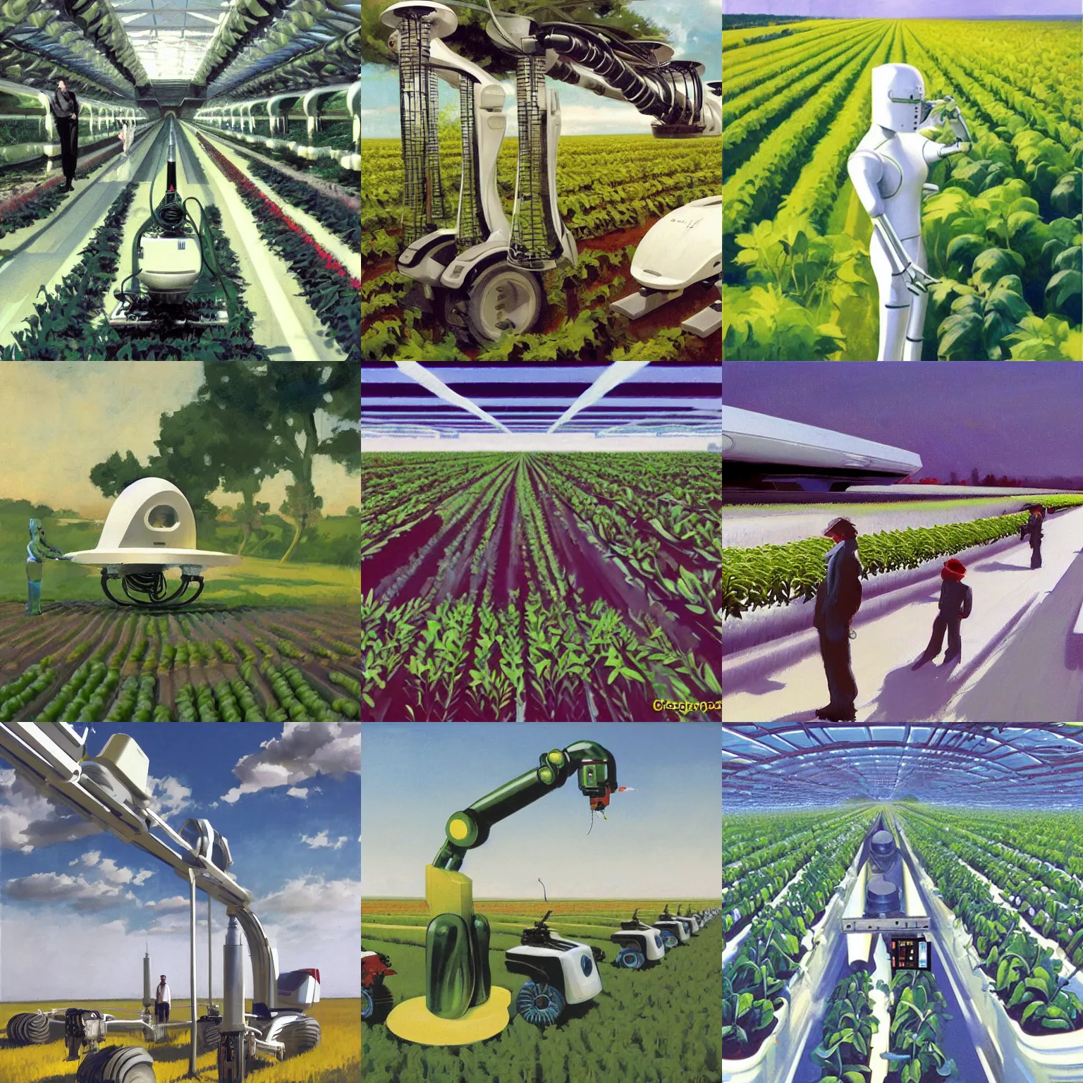 An image in a magazine depicting farmers growing crops | Stable ...