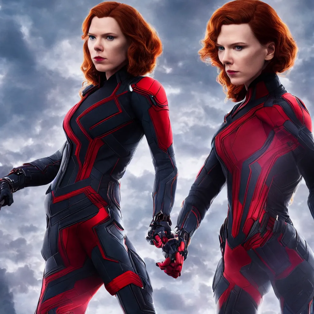 benedict cumberbatch as black widow marvel, | Stable Diffusion | OpenArt