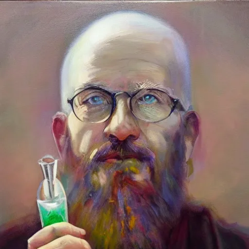 An impressive portrait of a glass wizard, fantastic, | Stable Diffusion